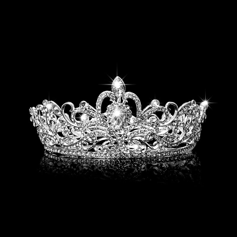 ARIN Wedding Bridal Pageant King Crown Tiara Rhinestone Diamante ...