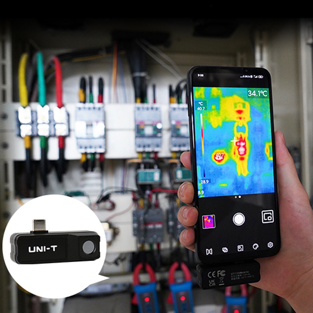 UNI-T UTi120Mobile Thermal Camera for Android Type-C Digital Infrared Thermal Imager Industrial ...