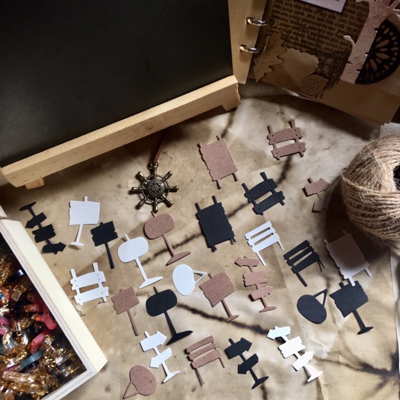 KARTEEB road signs diecut papercrafts for scrapbooking, journaling and ...