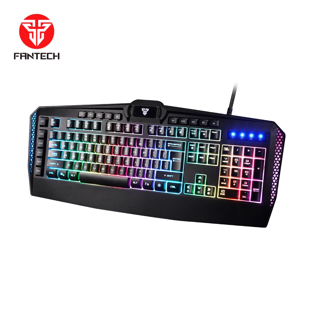 Fantech K513 Booster Membrane Gaming Keyboard RGB Macro Programmable ...