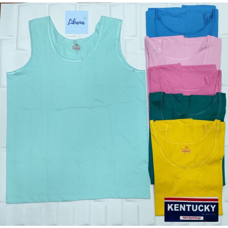 SANDO COLORED KENTUCKY GIRLS FOR ADULT 3PCS/100% Cotton | Shopee ...