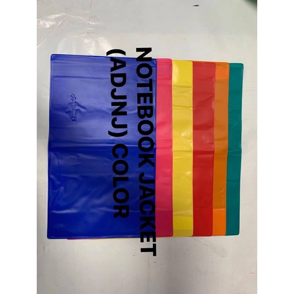 10 pcs NOTEBOOK JACKET COVER COLORED ,thick ,good quality | Shopee ...