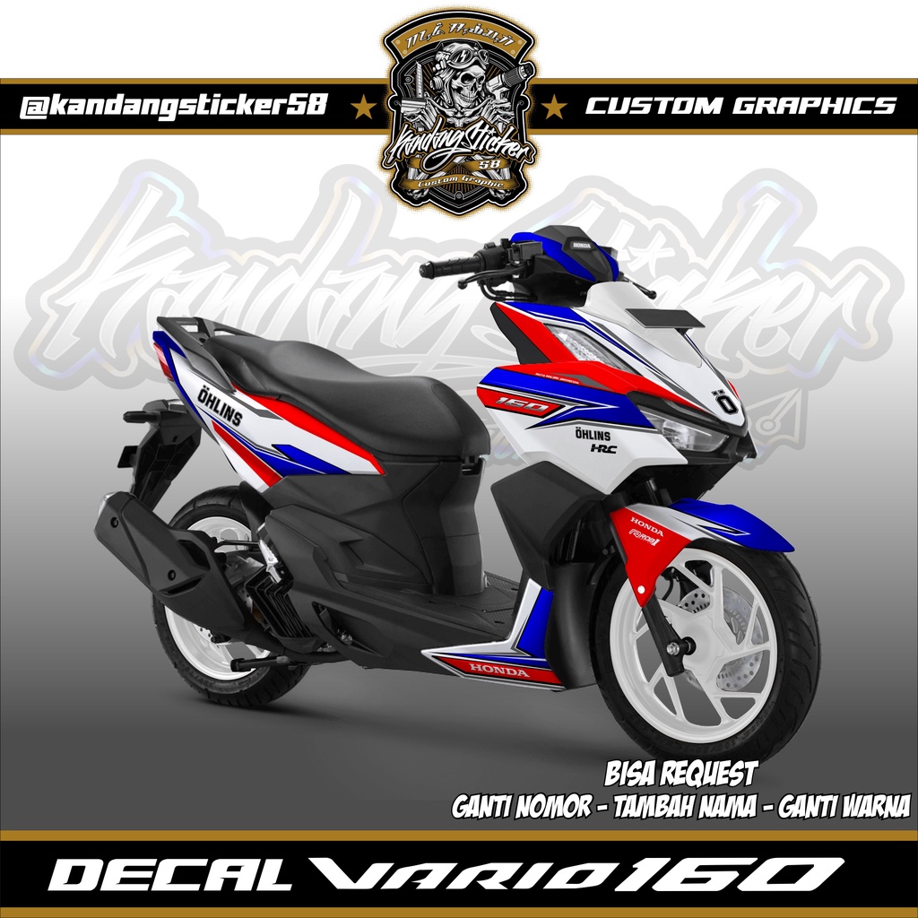 Decal Vario160 2022 FullBody Racing MotoGP Mandalika Marc Marquez ...
