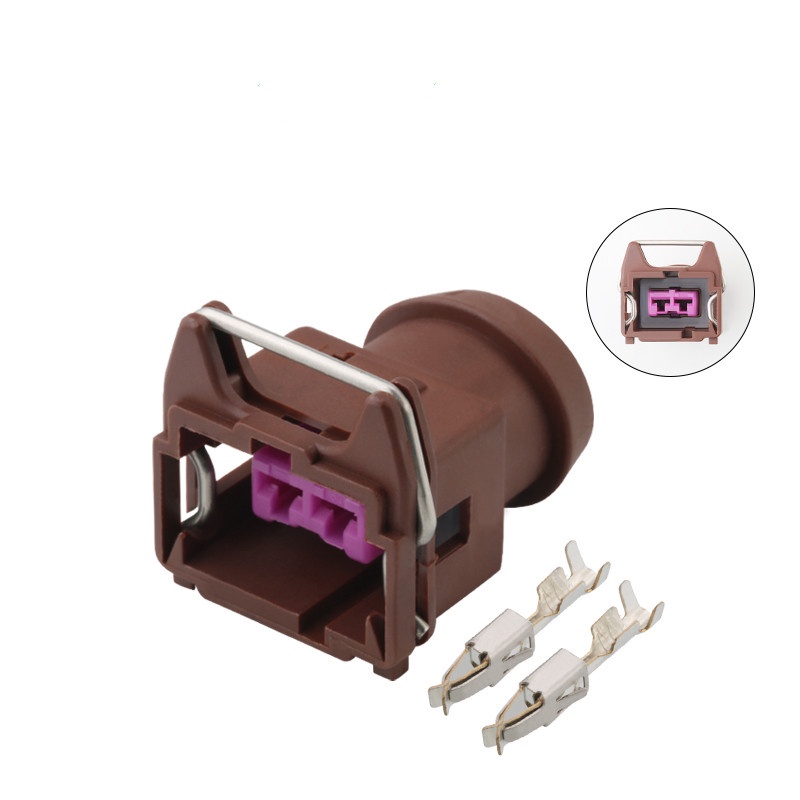 `2Pin Ways Car Wire Connector Female Fuse Plug Automotive Wiring ...