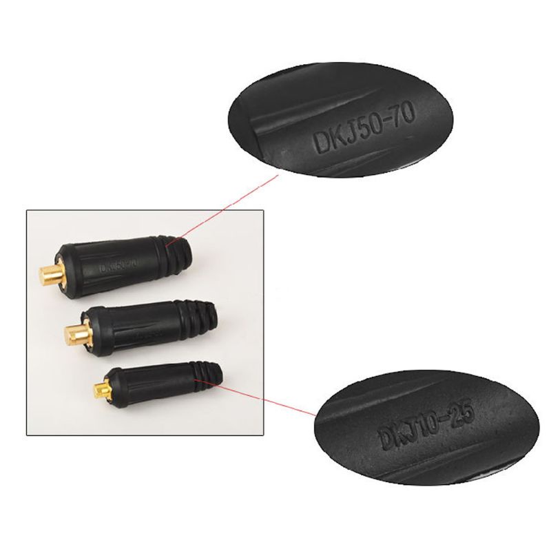 Shas Europe Welder Quick Fitting Male Cable Connector Socket DKJ 10-25 ...