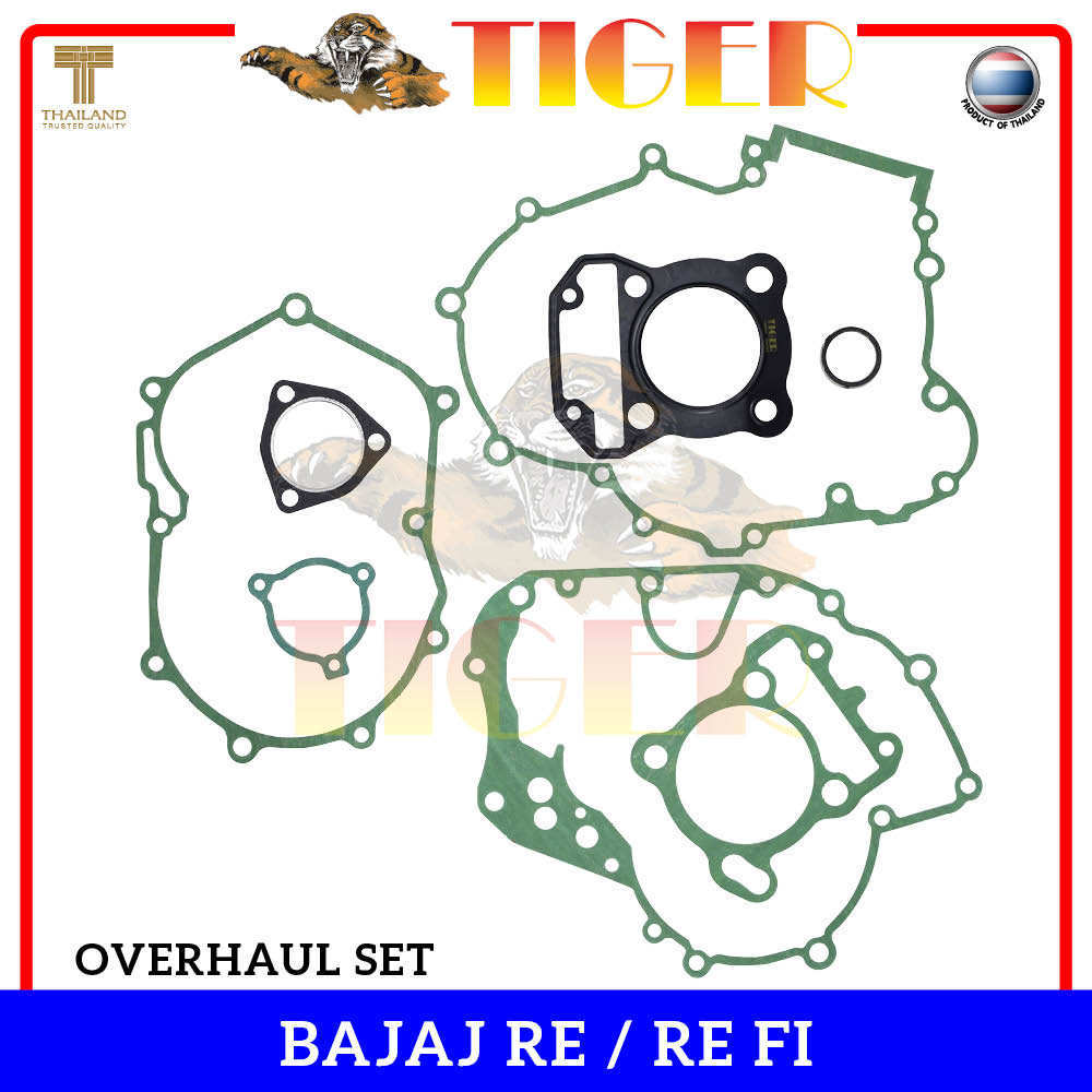 Bajaj RE / RE FI TIGER Complete Engine Overhauling Gasket Set | Shopee ...