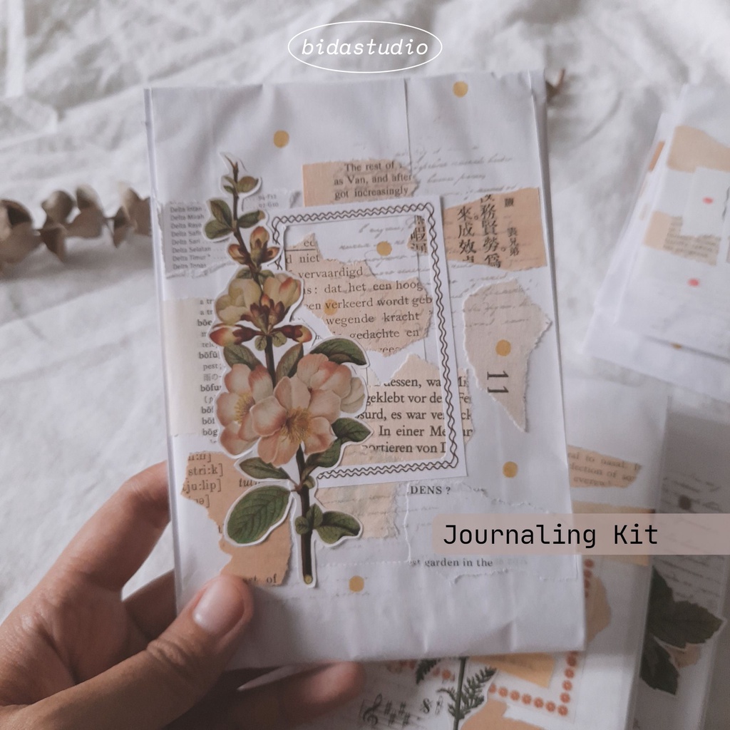 (RJK) Journal STUFF Random Journal Kit Vintage Journal Ephemera / Deco ...
