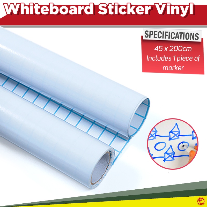 Vinyl Blackboard and Whiteboard Sticker 45x200cm | Shopee Philippines