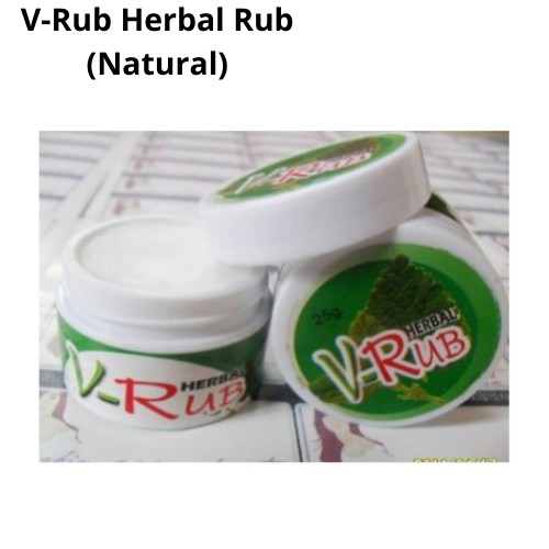 V-Rub Herbal Rub (Natural) | Shopee Philippines