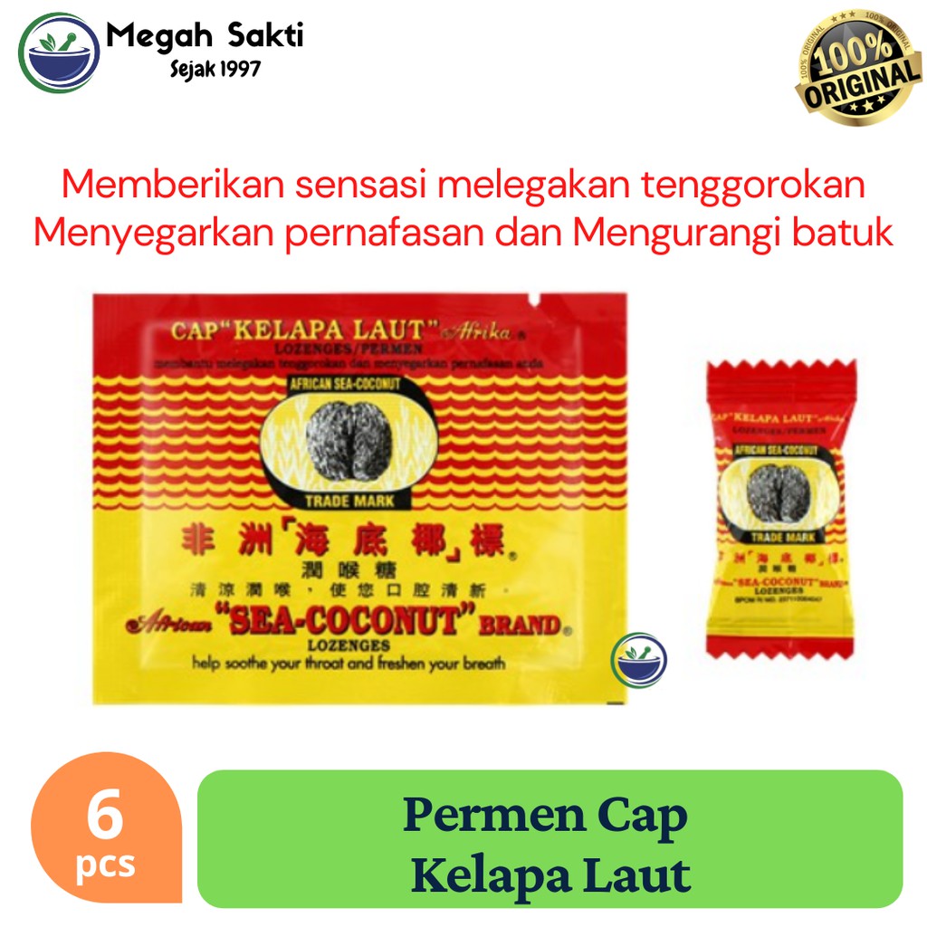 MGS - Mint Flavored Cough Candy, African Sea Coconut Brand, Sachet ...