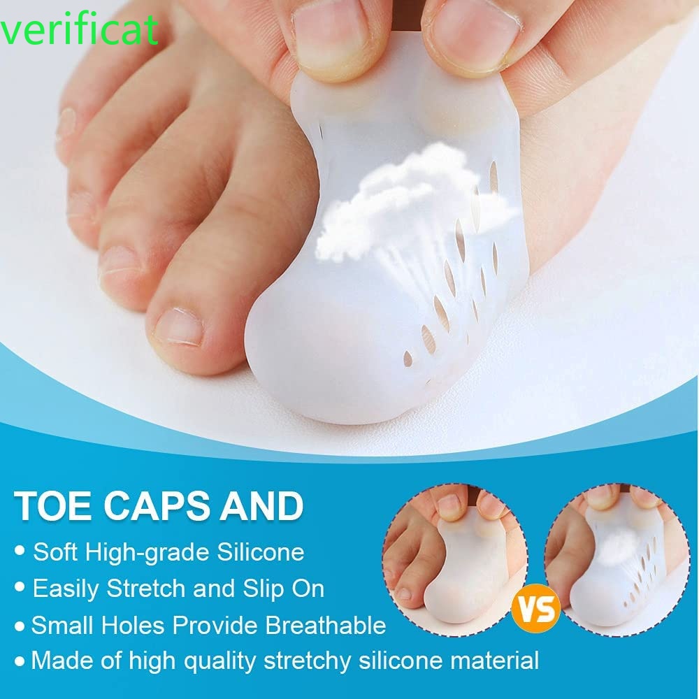 Silicone Toe Sleeve Cushions and Protects, Provide Relief for Corns ...