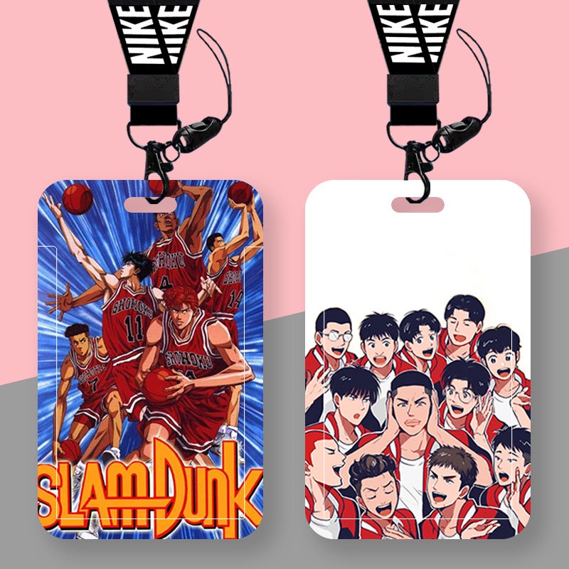 Anime Slam Dunk Student ID Card Holder Meal Card Bus Card Subway Card ...