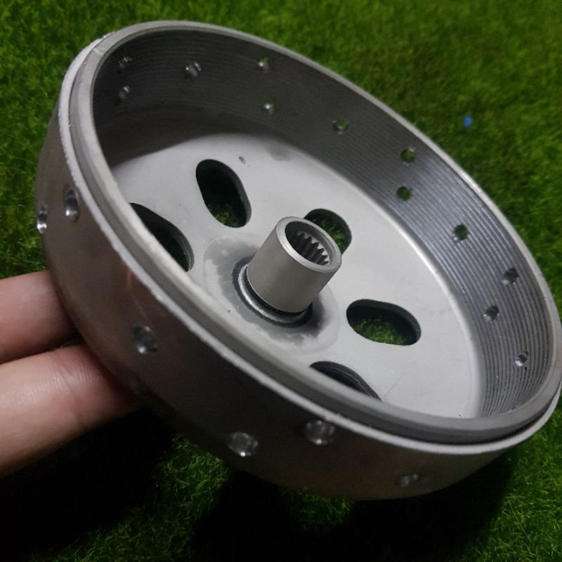 Honda Click regroove Bell with holes, modified clutch bell, clutch ...