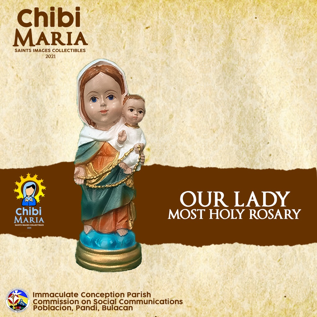 Chibi Saint - Our Lady of Holy Rosary | Shopee Philippines