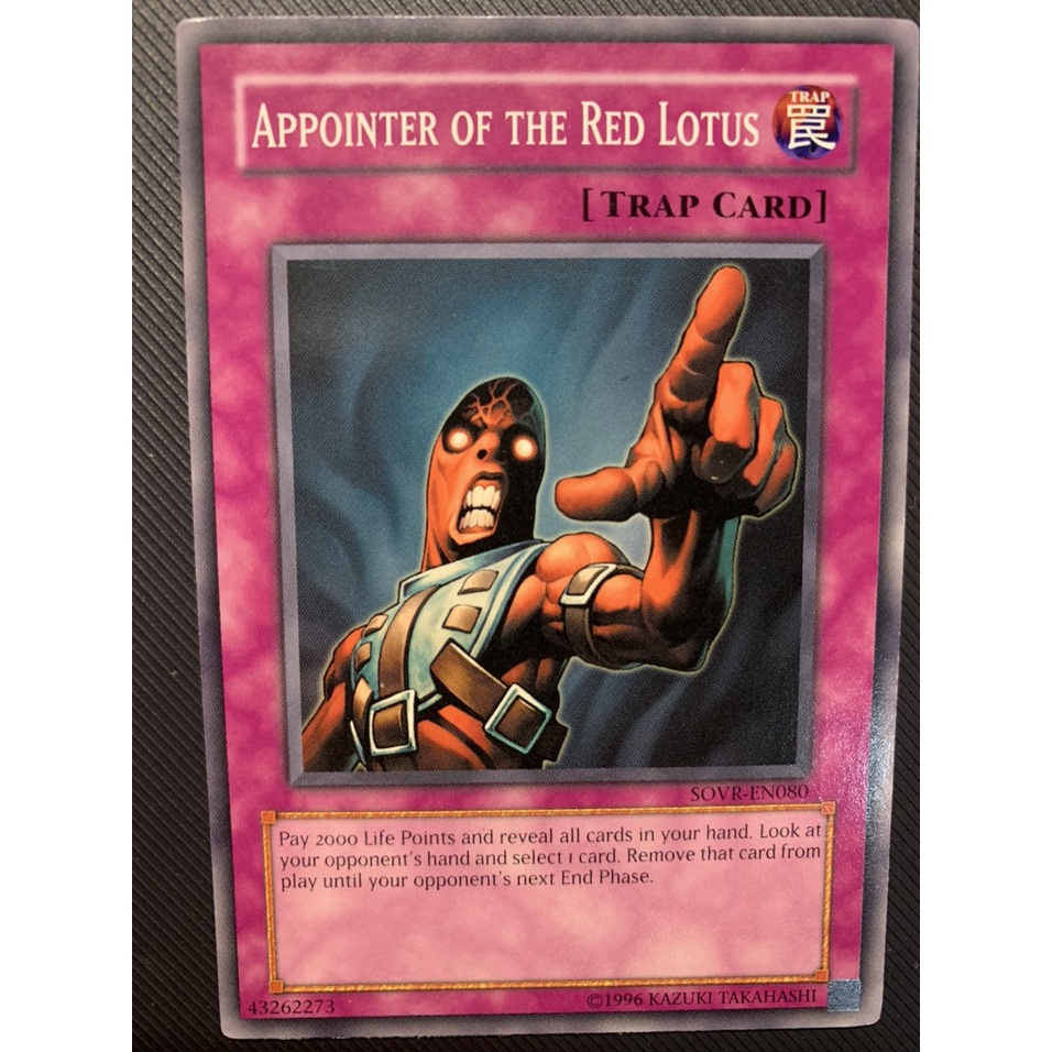 Yugioh Card: Appointer of the Red Lotus - SOVR-EN080 - Common | Shopee ...