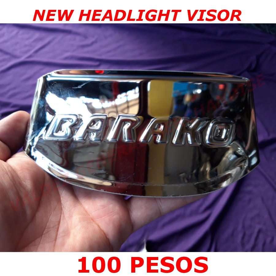 Barako175 Headlight Visor Stainless,Shorpet | Shopee Philippines