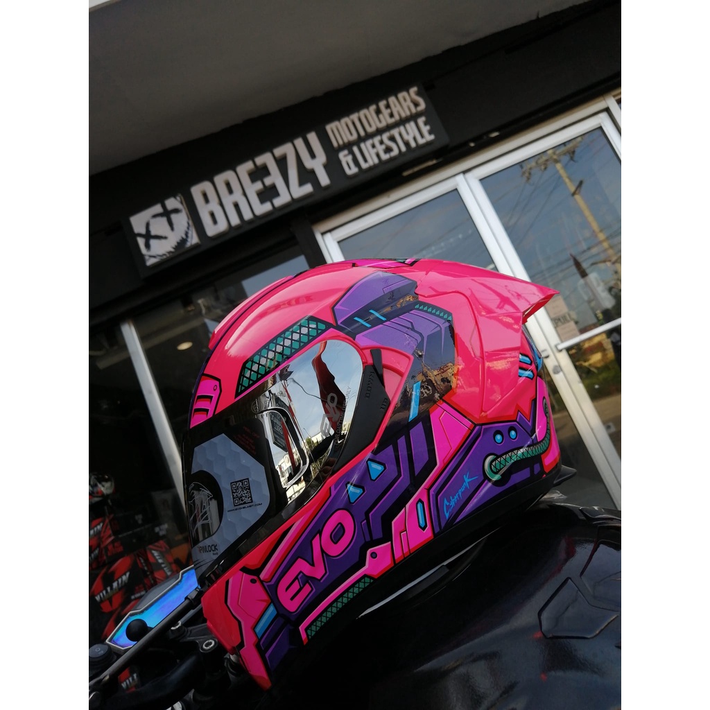 EVO GT-PRO CYBERPUNK FULL FACE HELMET | Shopee Philippines