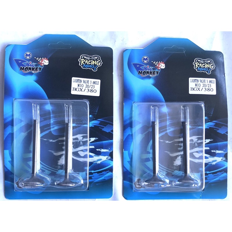 RACING MONKEY LIGHTENED VALVE 3 ANGLE MIO SPORTY 20/23 5MM 24/28 4.5mm ...