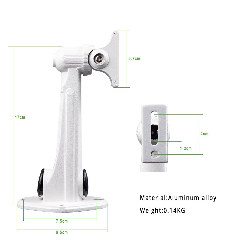 DS1212 CCTV Wall Mount Stand Aluminum Metallic Bracket Support Indoor ...