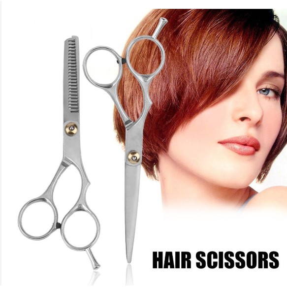 Japanese style Salon Professional Barber Hair Cutting Scissor 2 in 1 ...