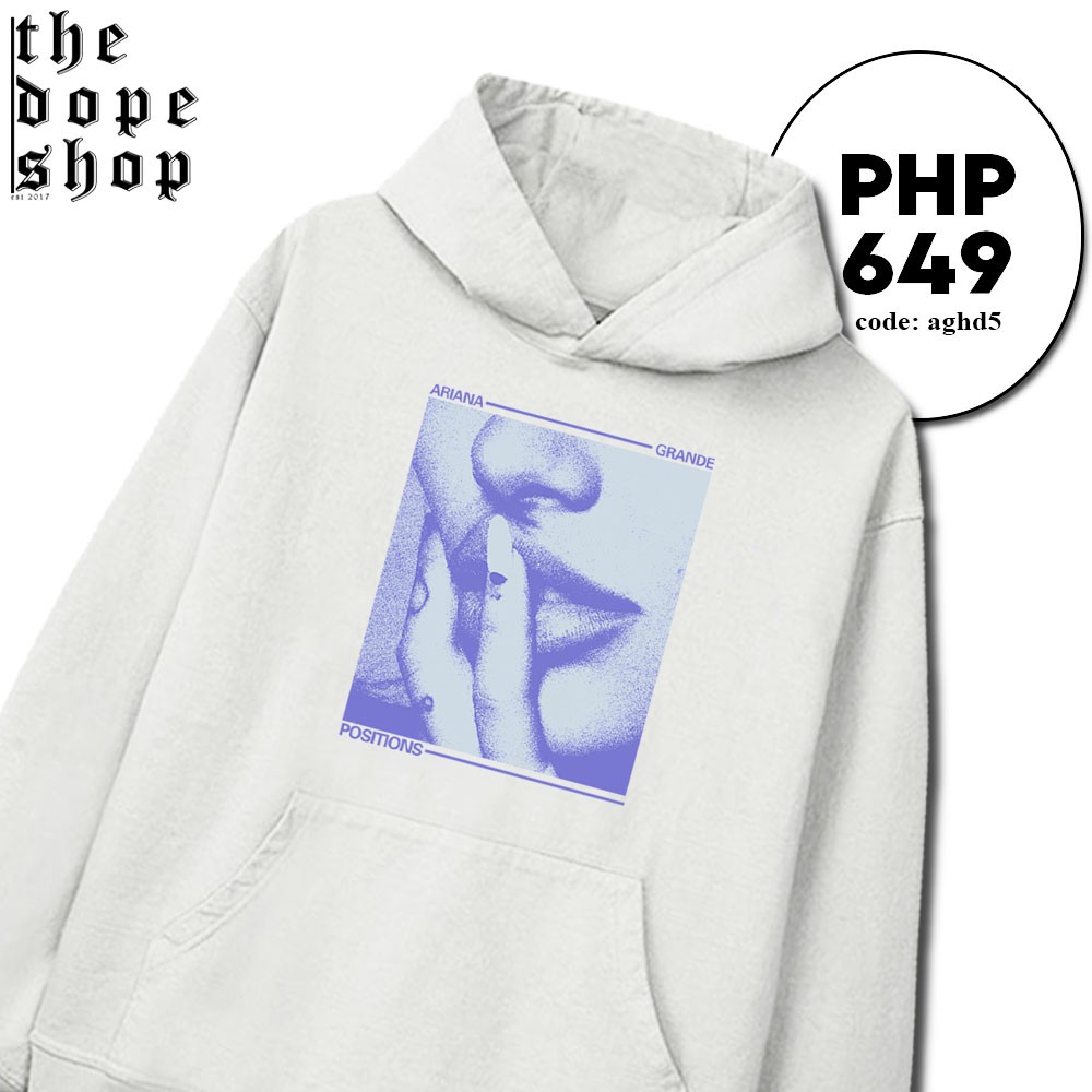 Ariana Grande Position Merch Collection Shirt and Hoodie The Dope Shop ...