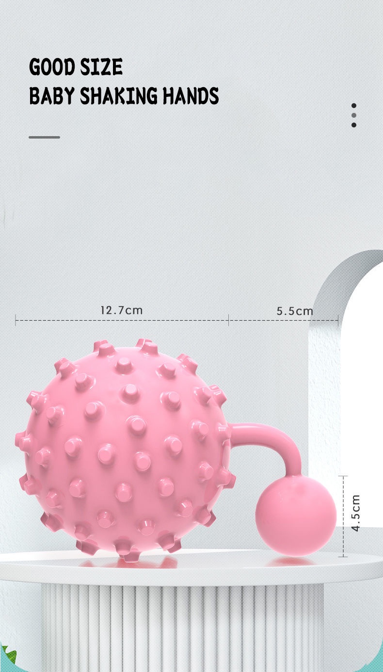 Baby Sensory Touch Hand Ball Toys Rubber Textured For Children Soft ...