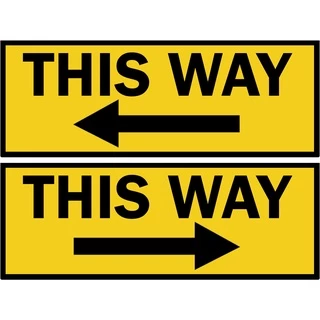 Shop this way signage for Sale on Shopee Philippines