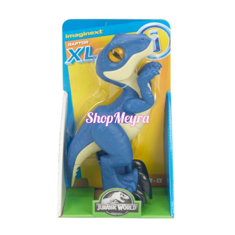 Fisher Price Imaginext Figure Jurassic World Raptor TRex | Shopee ...
