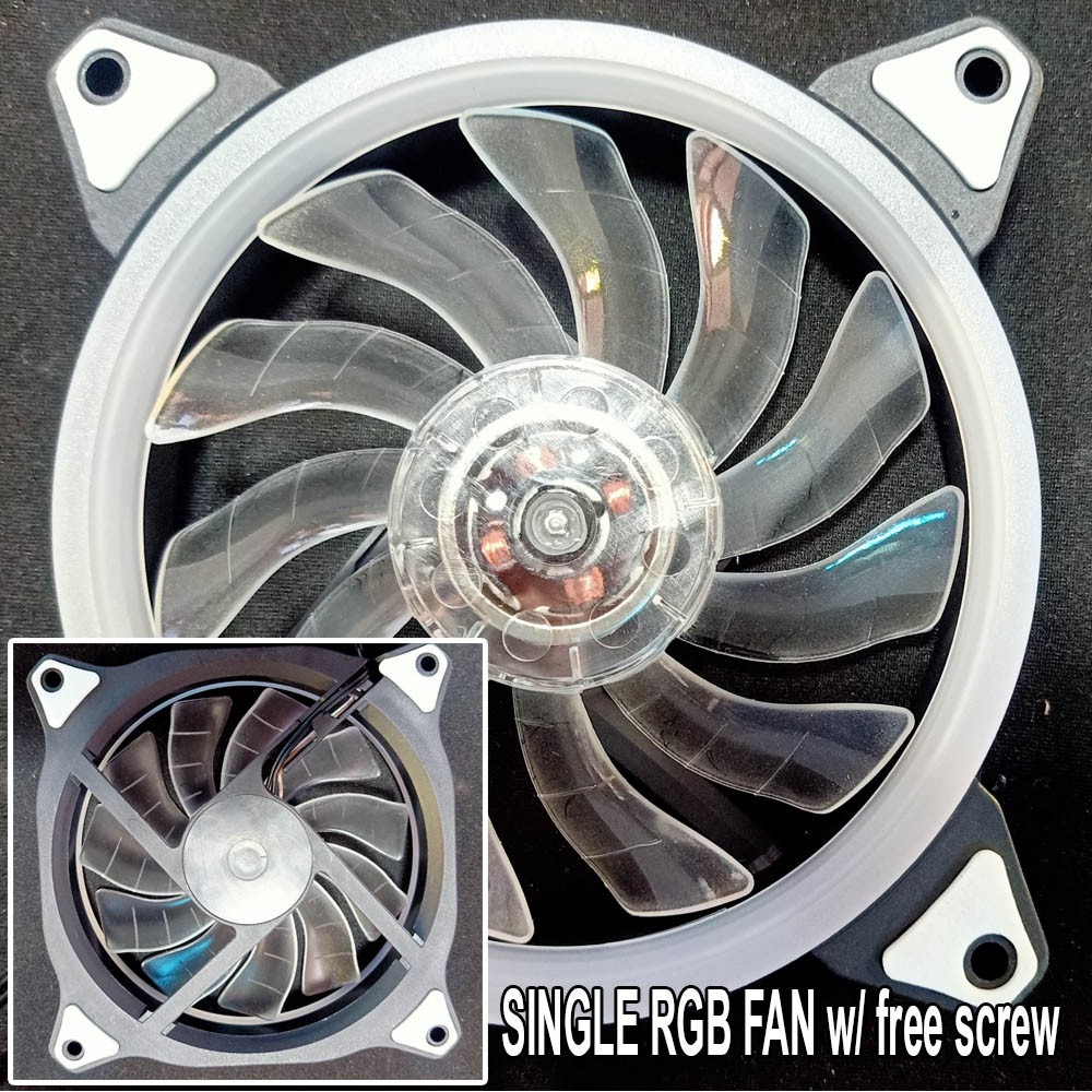 Inplay M10 Rainbow Rgb 120mm Led Cooling Silent Fans Cpu fan cooler ...