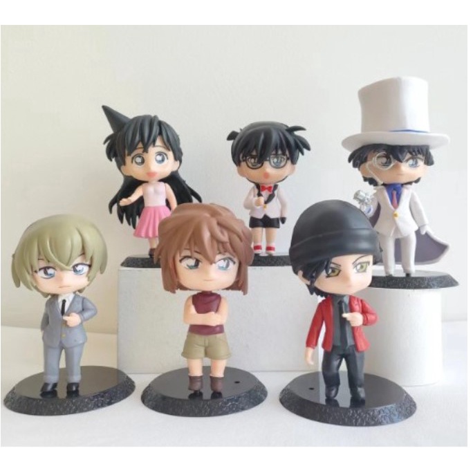 FIGURE SET DETECTIVE CONAN SET C 6N1 (9CM) | Shopee Philippines