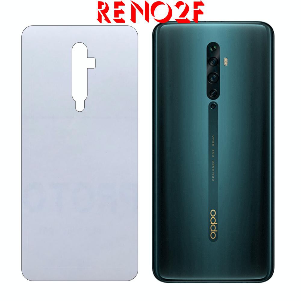 Oppo Reno 2f Back Sticker Clear Matte Anti-Fingerprint Decal | Shopee ...