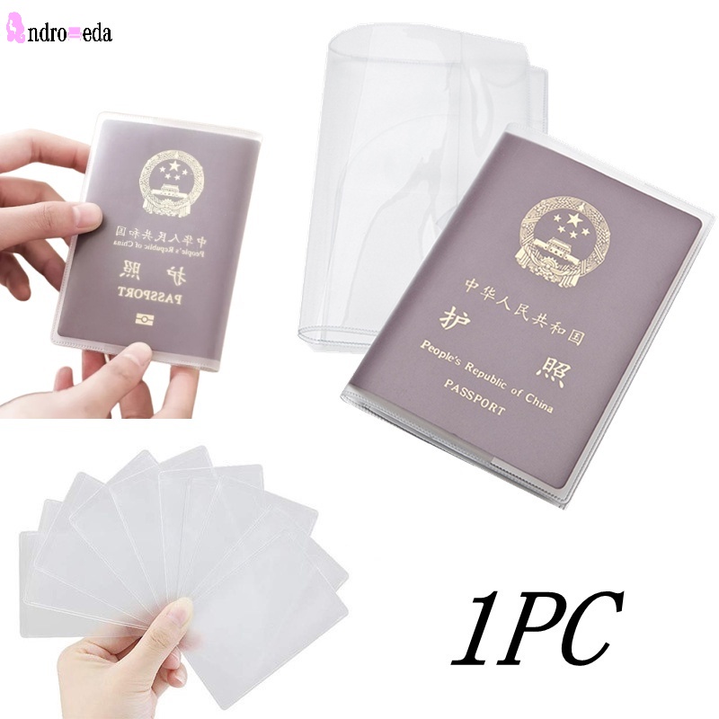 Transparent Passports Cover Frosted PVC Waterproof Passport Storage ...