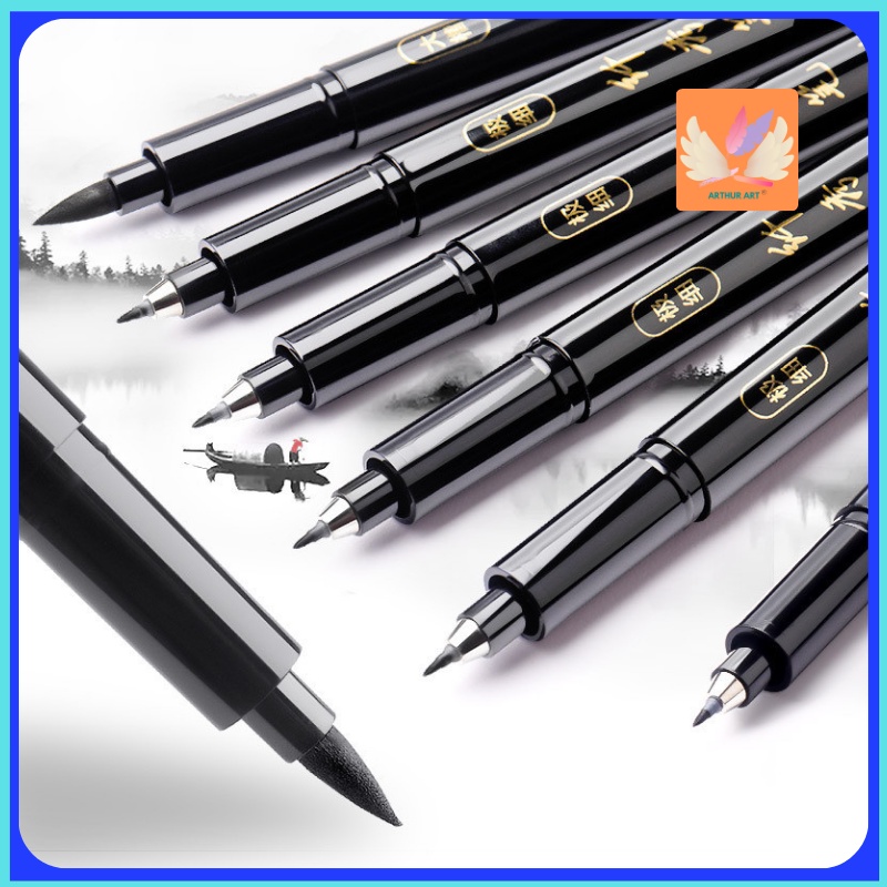 ARThur Calligraphy Pen Hand Lettering Pens Brush Lettering Pens Markers ...