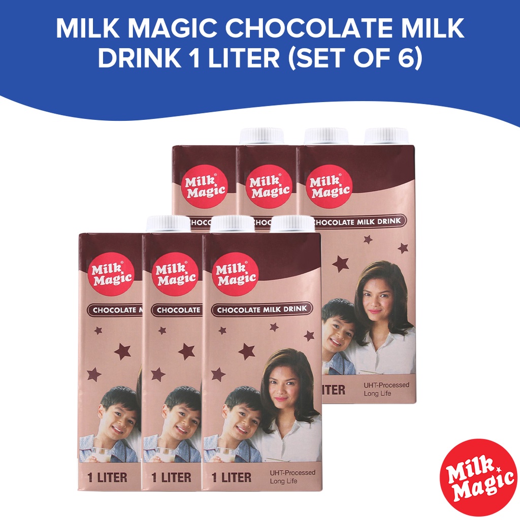 Milk Magic - Chocolate Milk 1 Liter (Set of 6) - EXP Date: August 7 ...