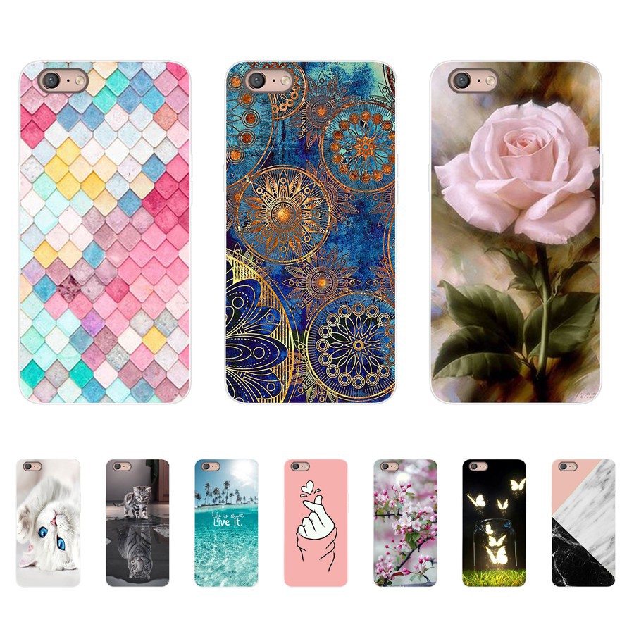 OPPO A37 A71k A71 2018 Case Silicon Soft TPU Print Phone Cover casing ...