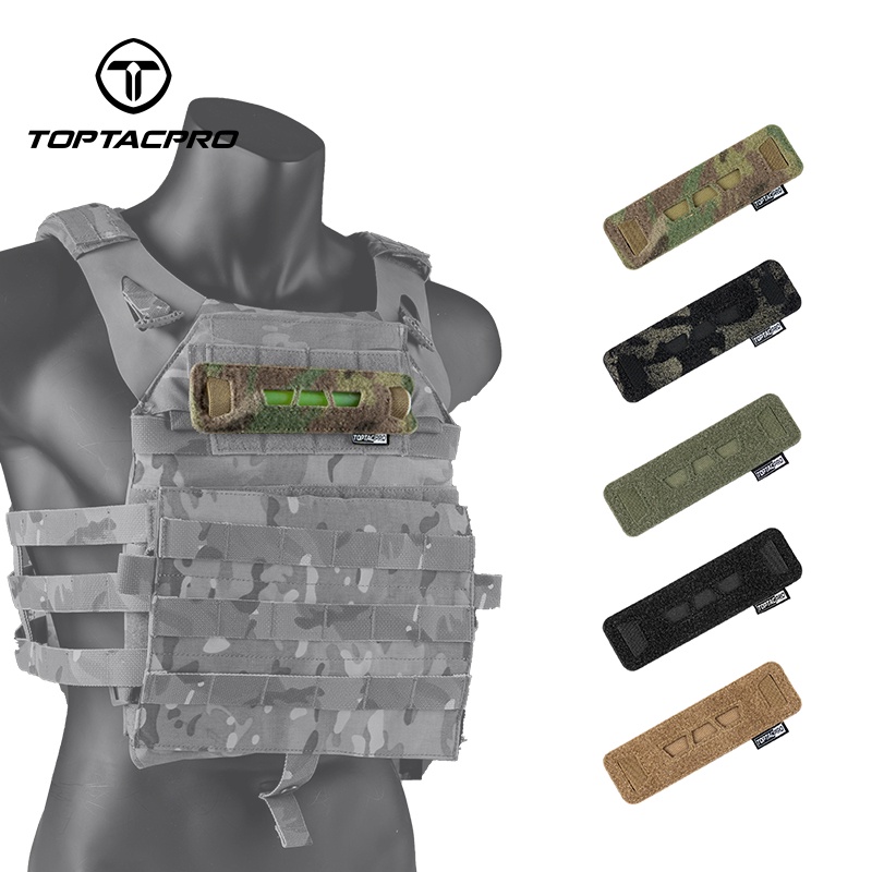 TOPTACPRO Tactical Glow Sticks Pouch Camouflage Light Sticks Holder ...