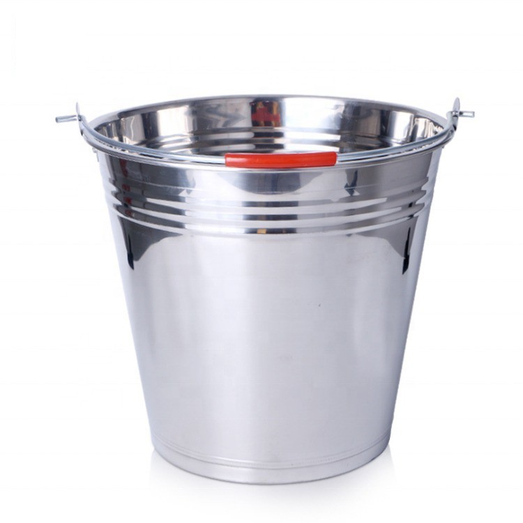 Heavy Duty Stainless Steel Bucket Durable Strong Water Bucket Pail 32CM ... Heavy Duty Stainless Steel Bucket Durable Strong Water Bucket Pail 32CM ...