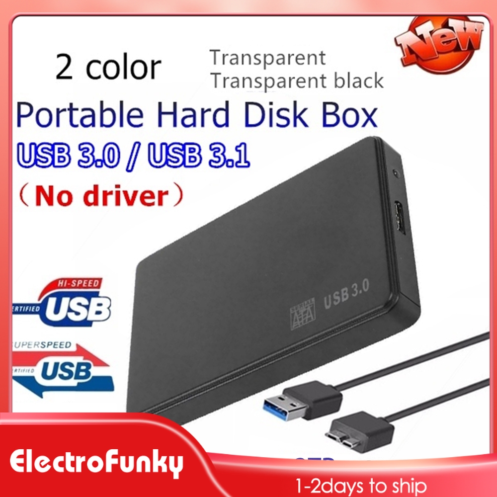 [ready to ship/COD] 2.5" SATA USB 3.0 Hard Drive Disk HDD SSD Enclosure ...
