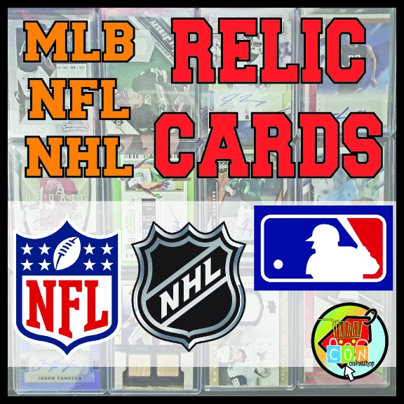 Other Sports Relic Cards (MLB - NFL - NHL : Baseball - Football ...