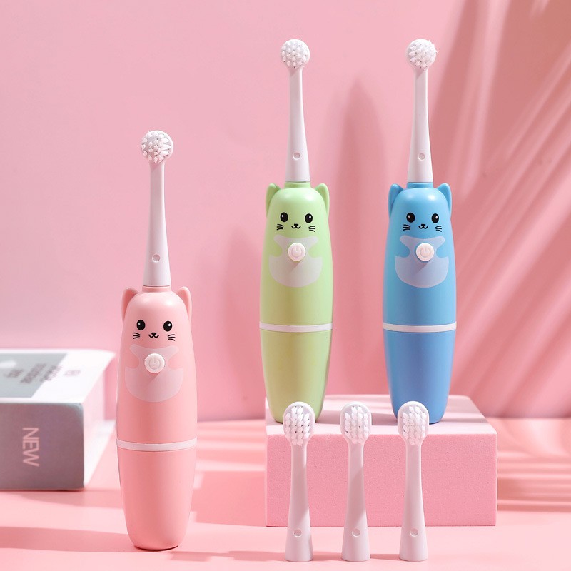 Cute Children's Electric Toothbrush Baby Soft toothbrush Cute and ...