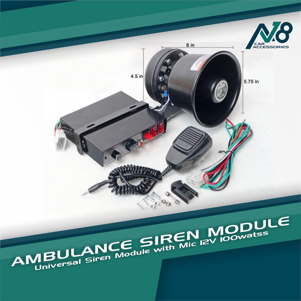 Ambulance Siren Module High Quality | Shopee Philippines