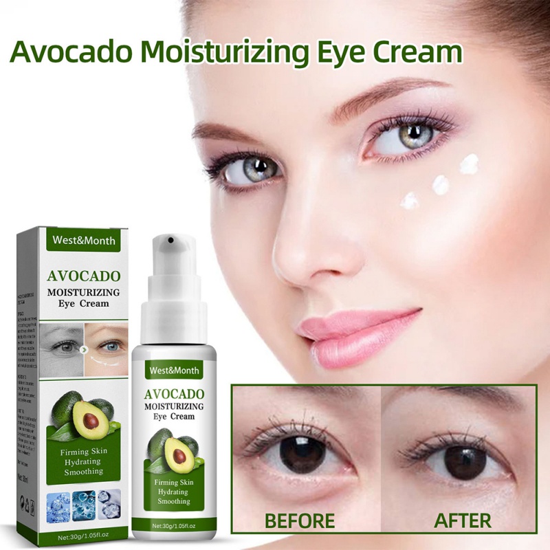 Avocado Moisturizing Eye Cream Remove Dark Circles Eye Bags Anti ...