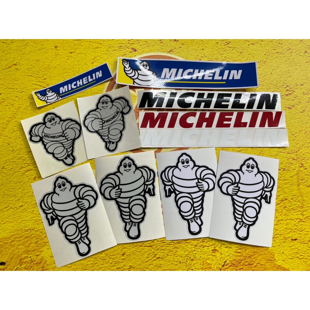 Sticker Logo Michelin Cutting & Printing【HIGH QUALITY】 | Shopee Philippines