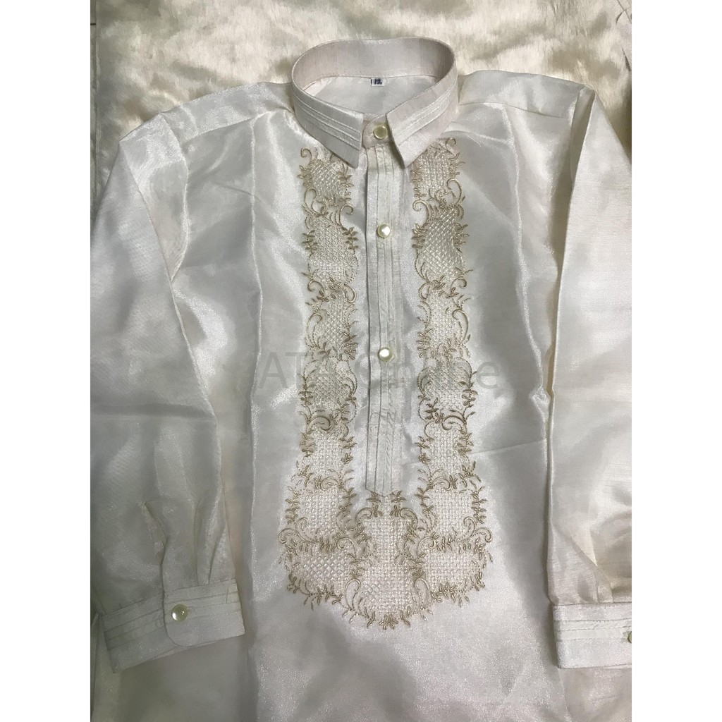 Buwan ng Wika/Barong Tagalog for Kids(pambata) Organza with Lining ...