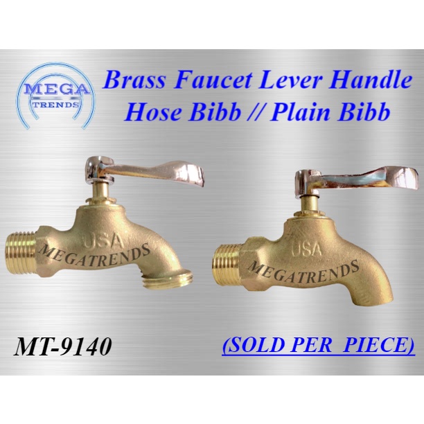 MT-9140 1pcs Brass Lever Faucet Plain Bibb // Hose Bibb | Shopee ...