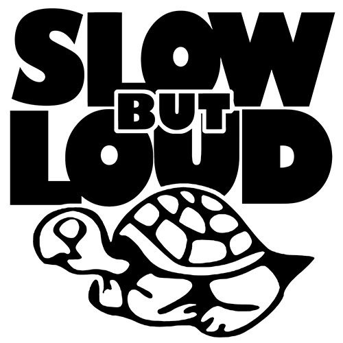 Slow But Loud sticker VINYL DECAL Automotive Stereo Horsepower Ford ...