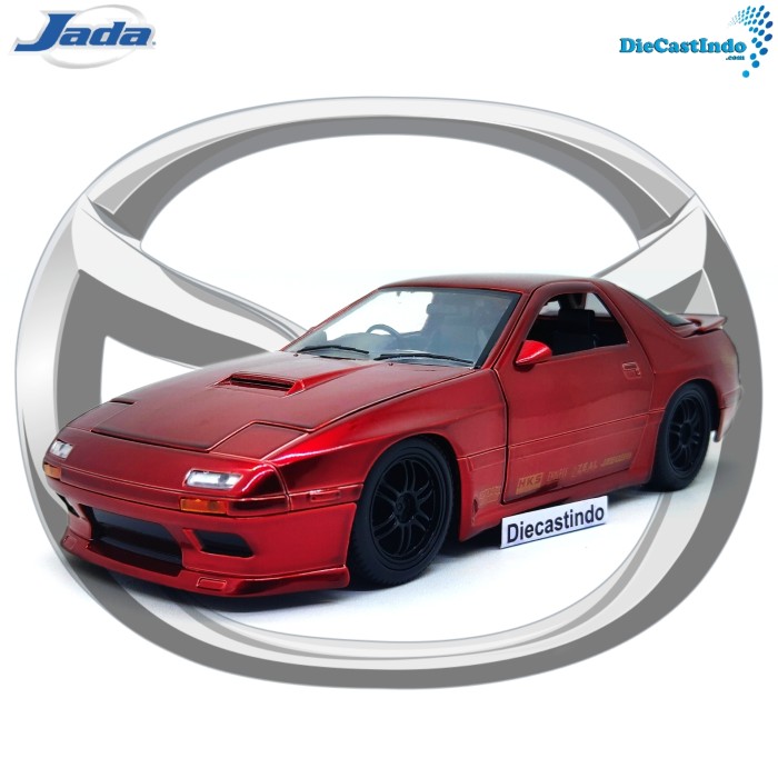 MERAH Jada JDM Tuners 1985 Mazda RX-7 (FC), Red - 1:24 Scale | Shopee ...