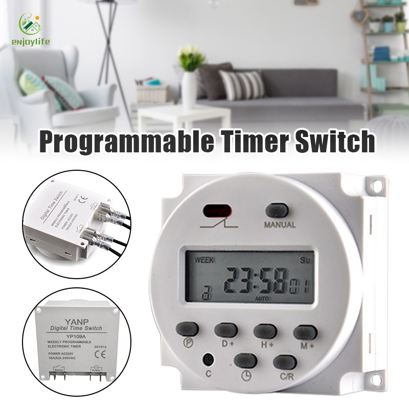 Sinotimer Tm618H-2 220V Ac Digital Time Switch Output Voltage 220V 7 ... Sinotimer Tm618H-2 220V Ac Digital Time Switch Output Voltage 220V 7 ...