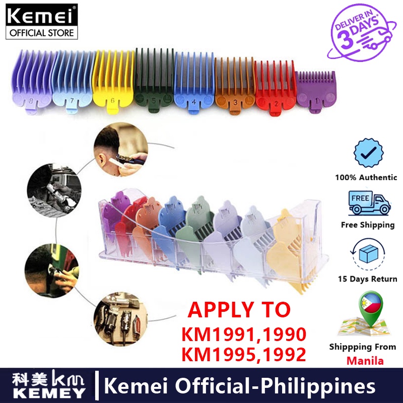 Kemei Universal Hair Clipper Limit Comb Guide Attaches Size 3/6/10/13 ...