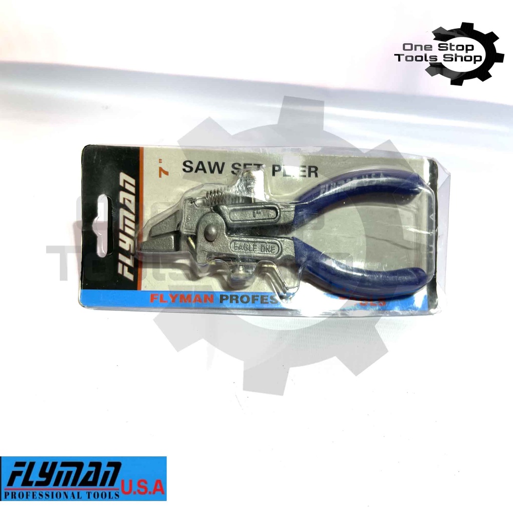 ONE STOP TOOLS SHOP ORIGINAL FLYMAN HEAVY DUTY Saw Set Plier 7 (COD ...